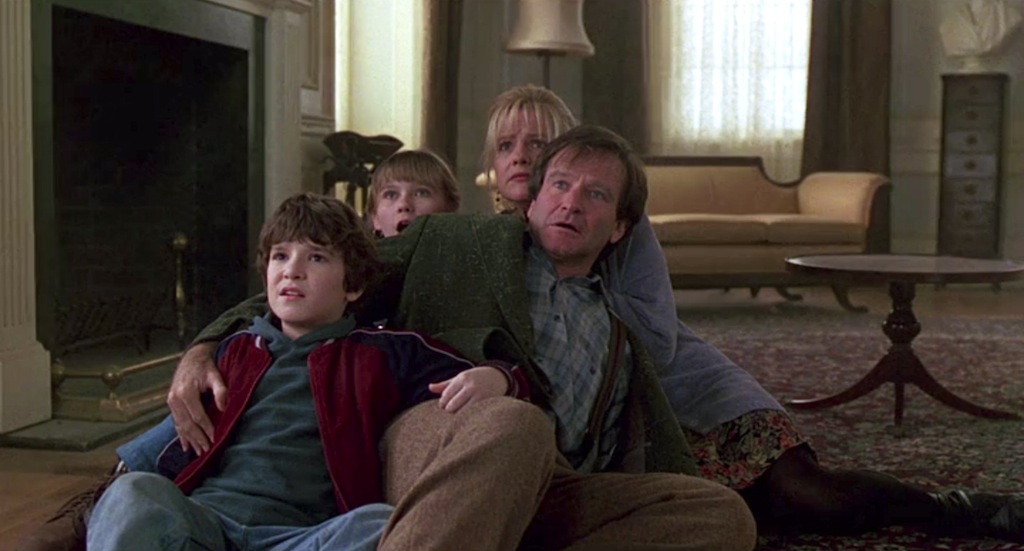 Jumanji 1995 – Judy, Sarah, Alan et Peter Peur